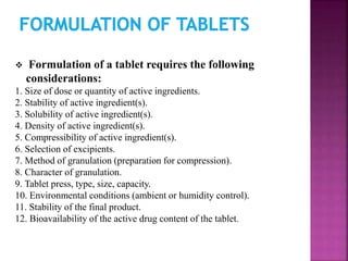 Formulation of tablet abhi.pptx