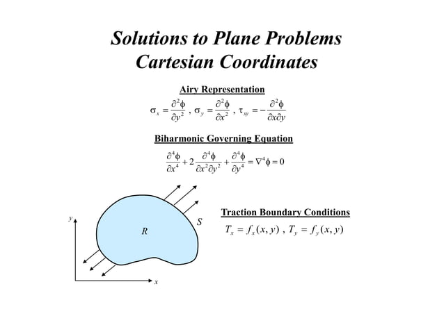 Formulation Of Two Dimensional Elasticity Problemsppt