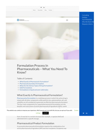 Formulation Process In Pharmaceuticals – What You Need To Know.pdf