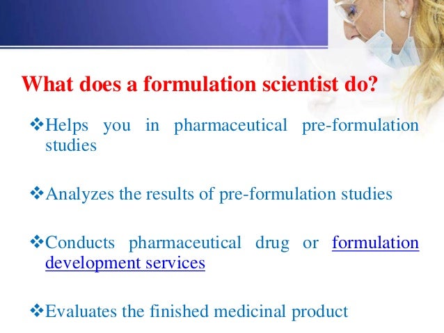Formulation Research and Development Services
