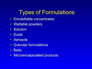 Formulations | PPT