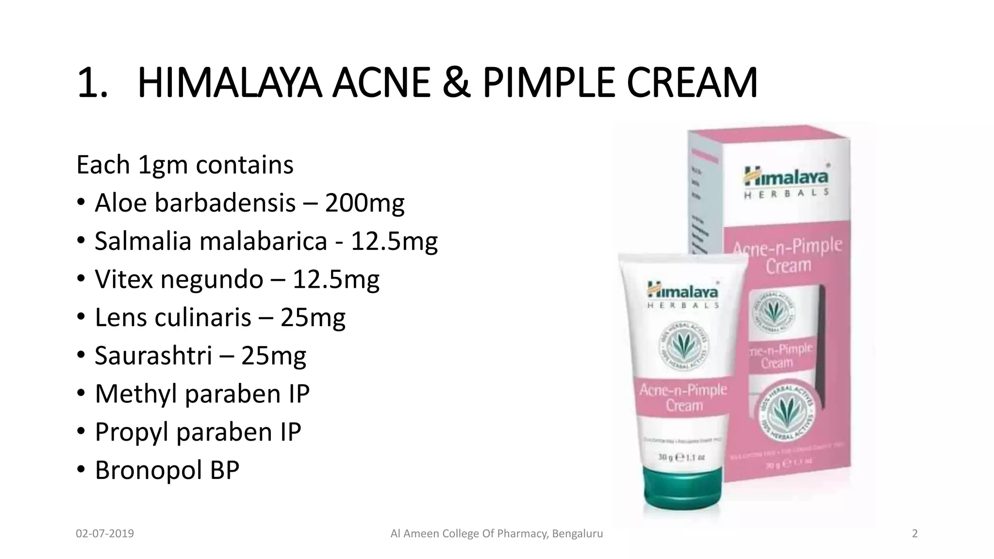 Formulations to treat acne vulgaris | PPTX