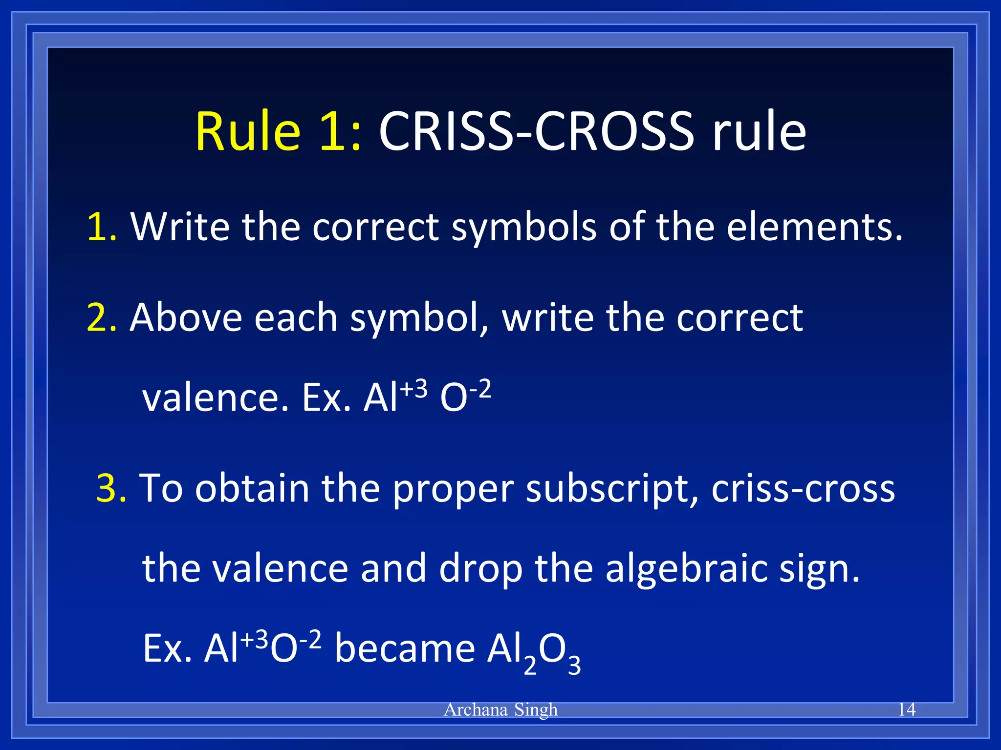 Formula writing | PDF