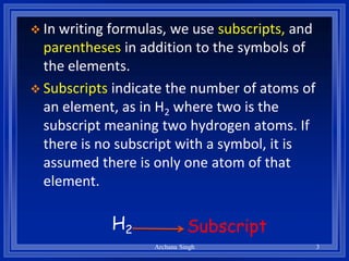 Formula writing | PDF