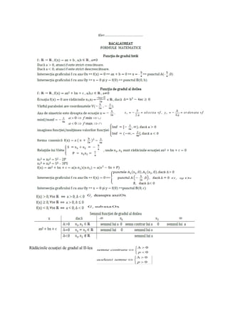 Formule bac | PDF