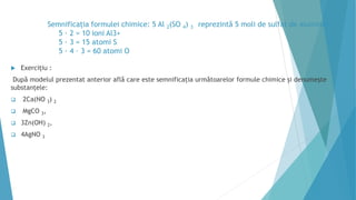 Formule chimice | PPTX