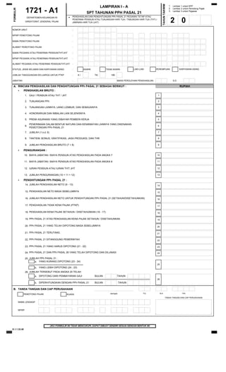 Formulir 1721-spt-tahunan-p ph-21 | PDF