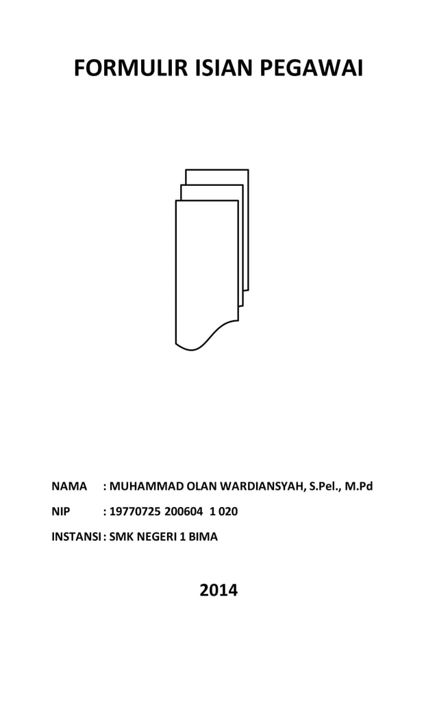 Formulir isian pegawai | PDF
