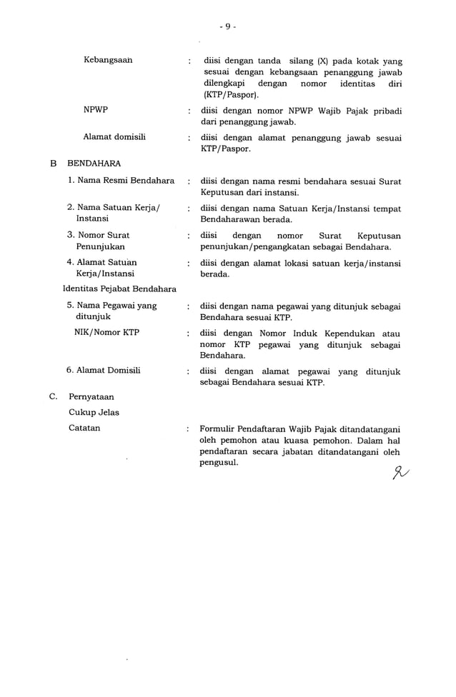 NPWP&NPPKP ::: Formulir pendaftaran wp badan per20 2013 | PDF