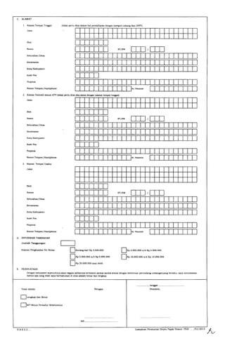 NPWP&NPPKP :::: Formulir pendaftaran wp op per20 2013 | PDF