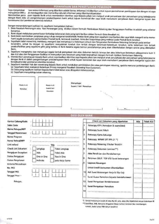 Formulir pinjaman | PDF