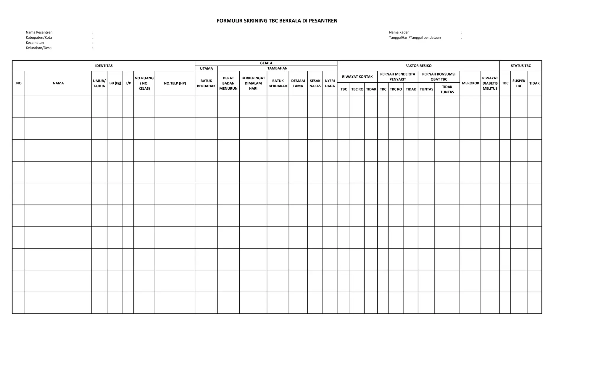 FORMULIR SKRINING TBC BERKALA DI PESANTREN.pdf