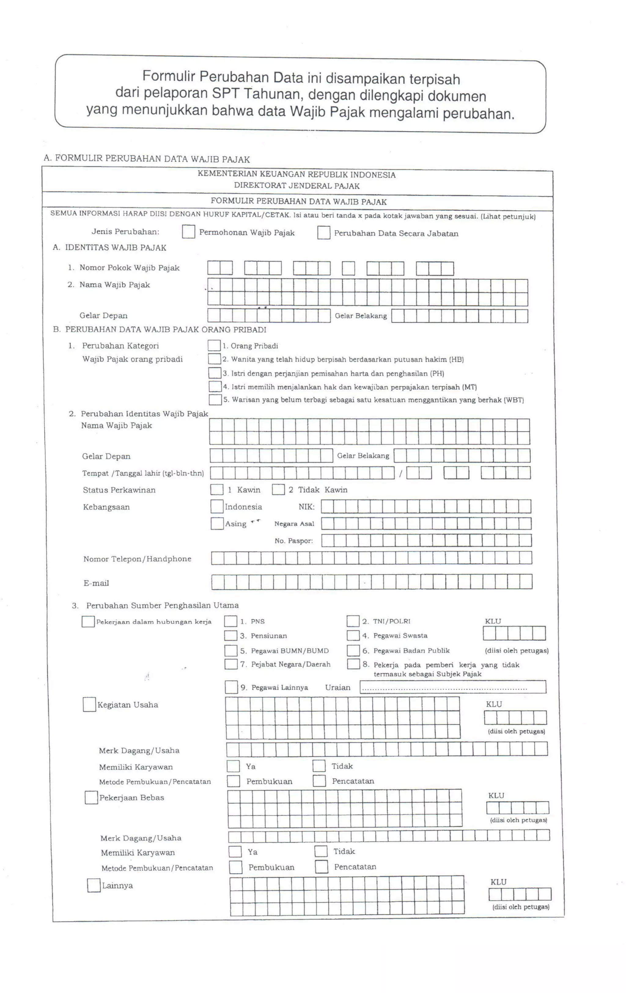 Contoh Formulir spt 1770_s_2014 PAJAK PENGHASILAN WAJIB PAJAK ORANG ...