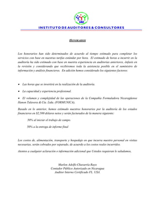 Auditoria Externa Oferta Tecnica Economica | PDF | Business Accounting ...