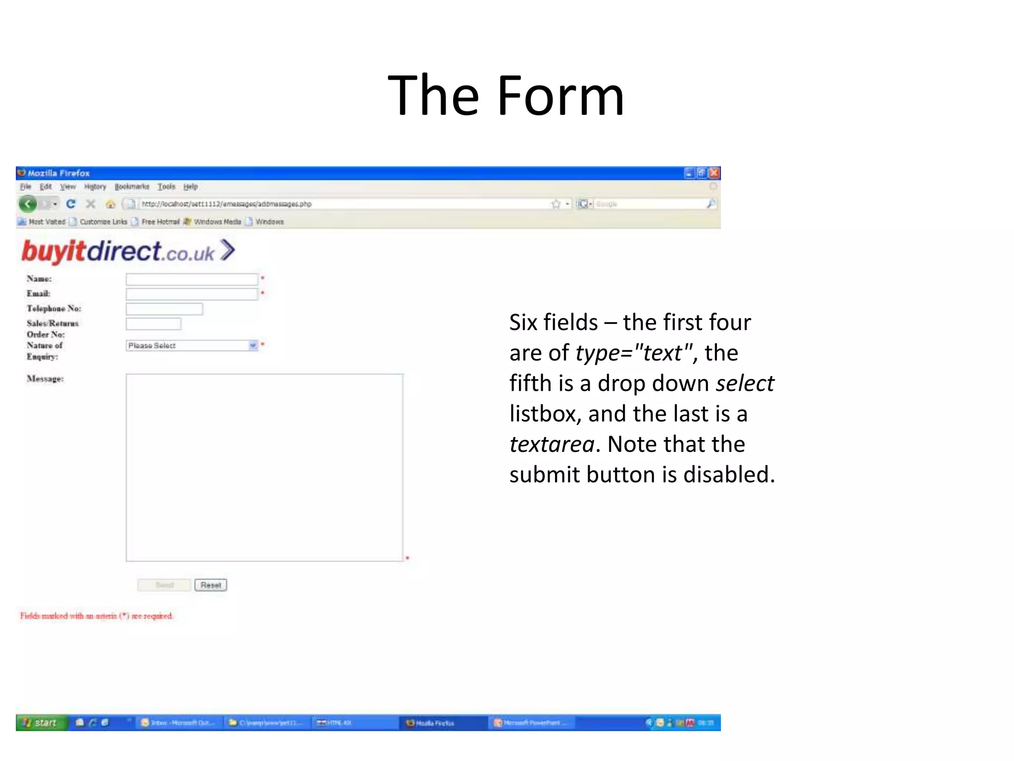 Form Validation | PPTX