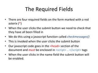 Form Validation | PPTX