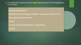 Form validation and animation | PPTX