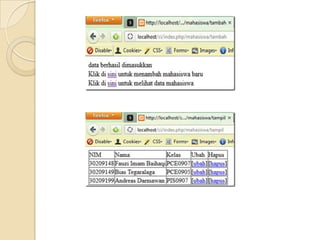 Form validation dengan code igniter | PPT