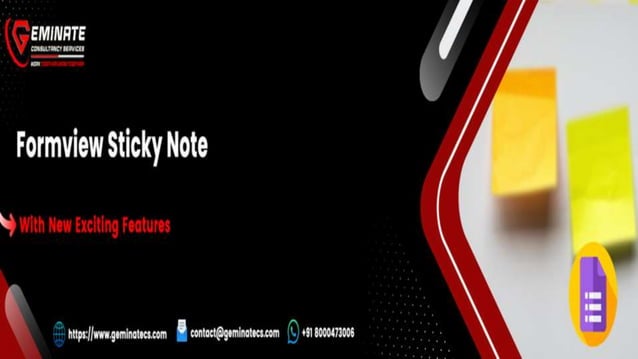 Formview Sticky Notes | PPT