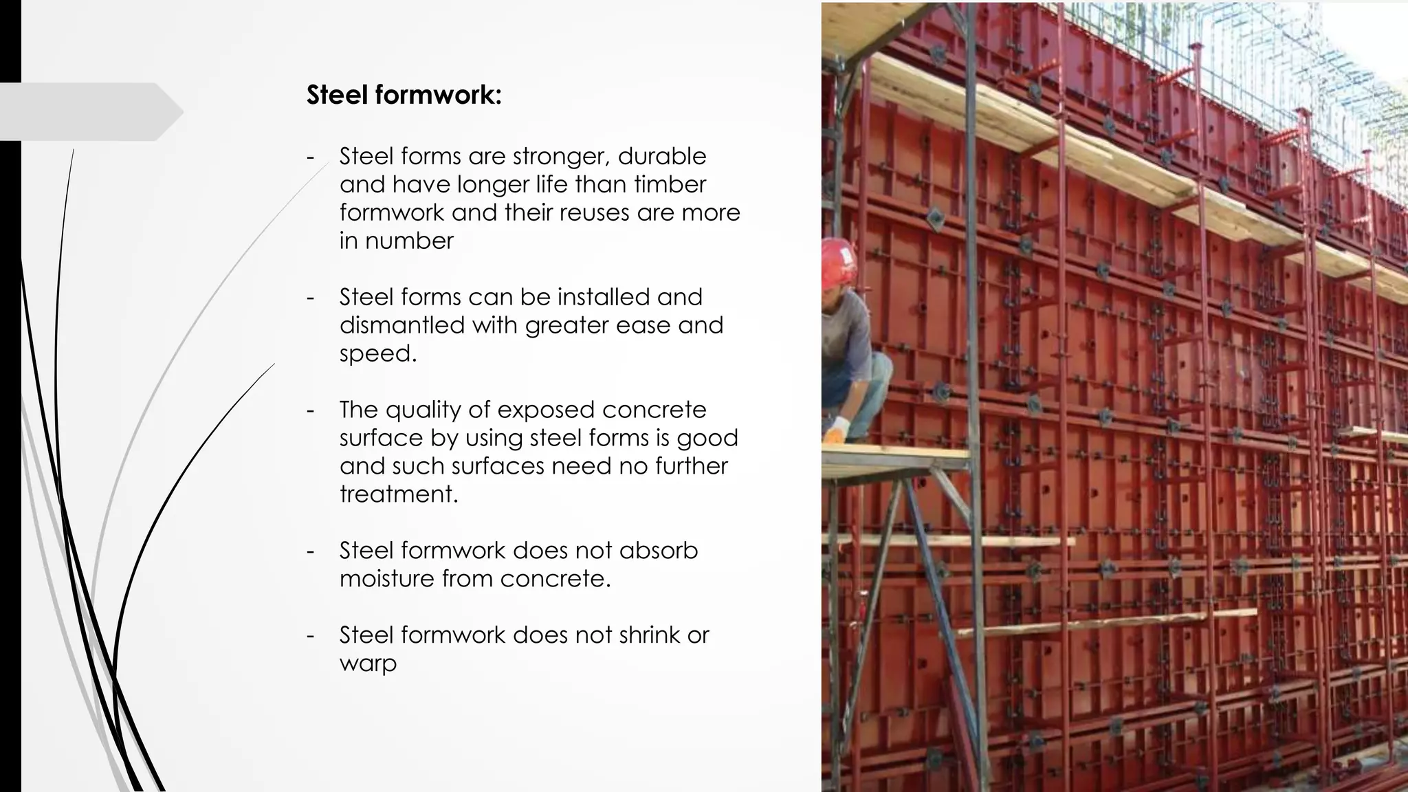 Formwork construction in structures | PPTX