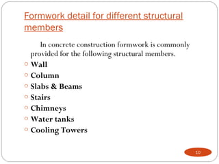 Formwork | PPT