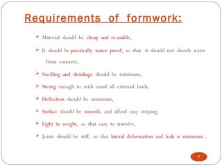 Formwork | PPT