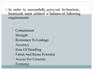 Formwork | PPTX