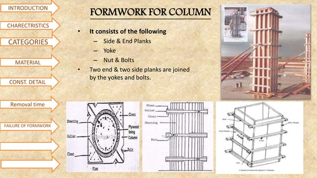 Form-work in construction | PPTX