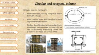 Form-work in construction | PPTX