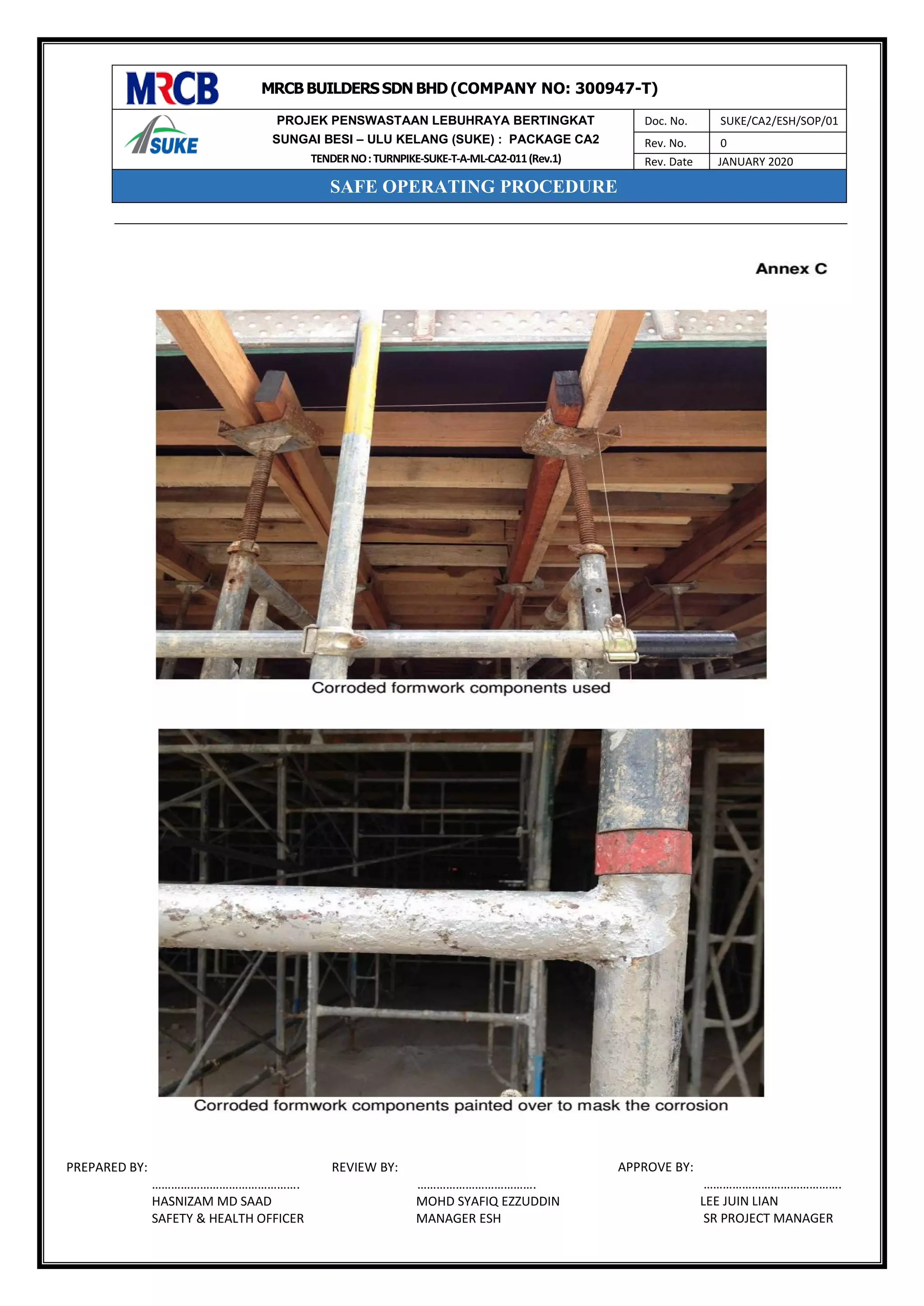 SAFETY REQUIREMENTS FOR FORMWORK STRUCTURES | PDF