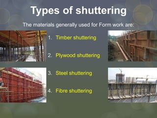 Formwork | PPTX | Woodworking | Arts and Crafts