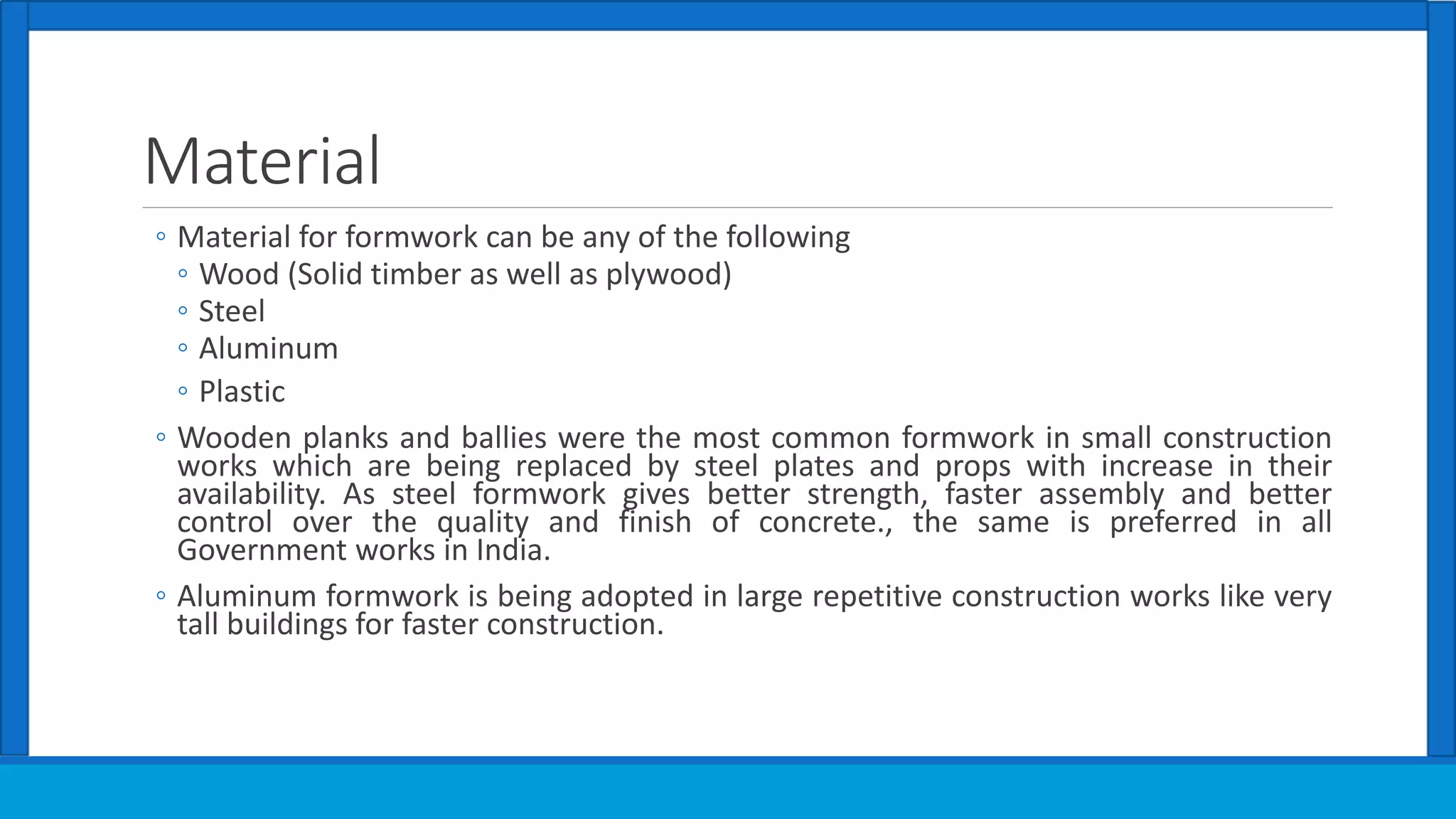 Formwork | PPT
