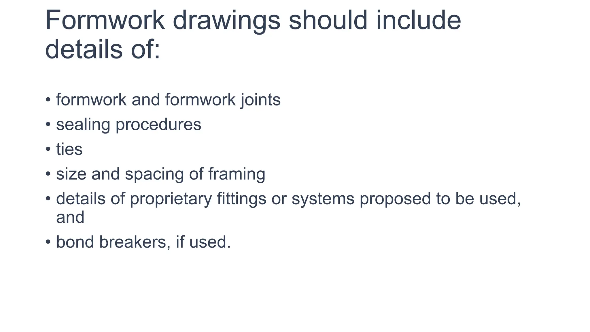 Basic formwork system and stripping and dropping | PPTX