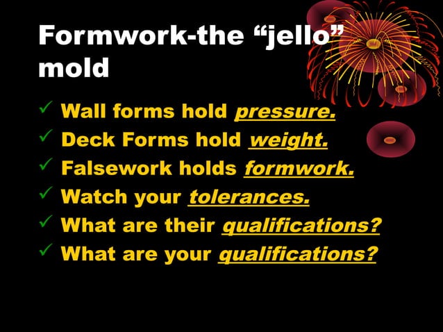 Formwork design vs falsework design key differences | PPT