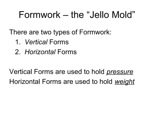 Formwork design vs falsework design key differences | PPT