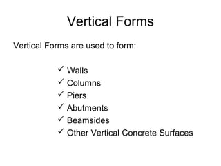 Formwork design vs falsework design key differences | PPT
