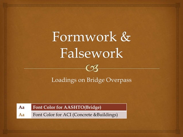 Formwork & falsework | PPTX