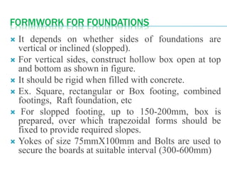 Formwork For Structural Member. Formwork Engineeringpptx | PPT