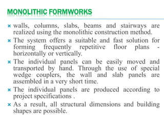Formwork For Structural Member. Formwork Engineeringpptx | PPT