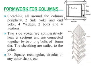 Formwork For Structural Member. Formwork Engineeringpptx | PPT