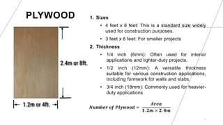 lecture about Formworks and Scaffolding Estimate | PPTX