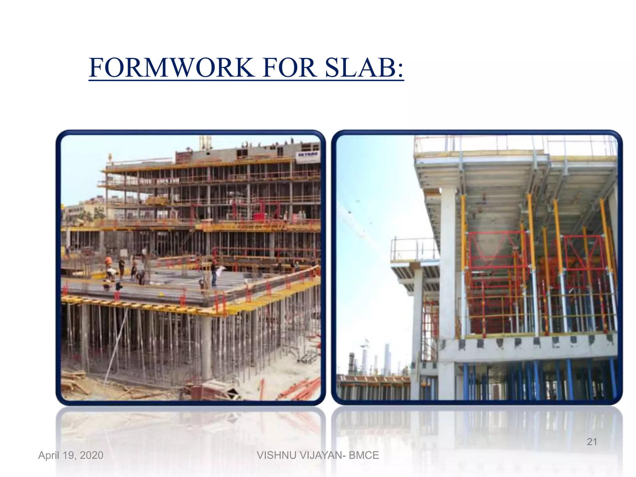 FORM WORK & SLIPFORM | PPT