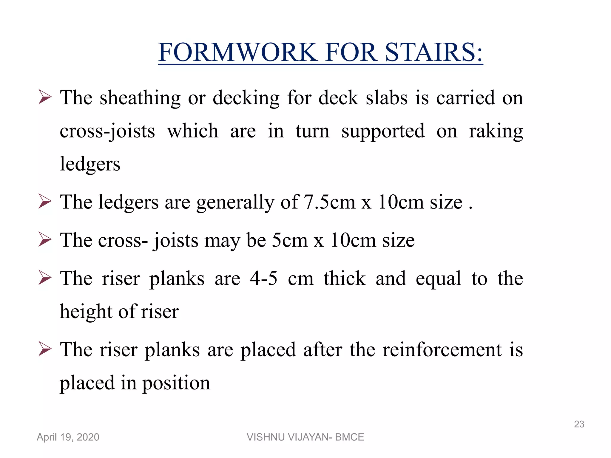 FORM WORK & SLIPFORM | PPT