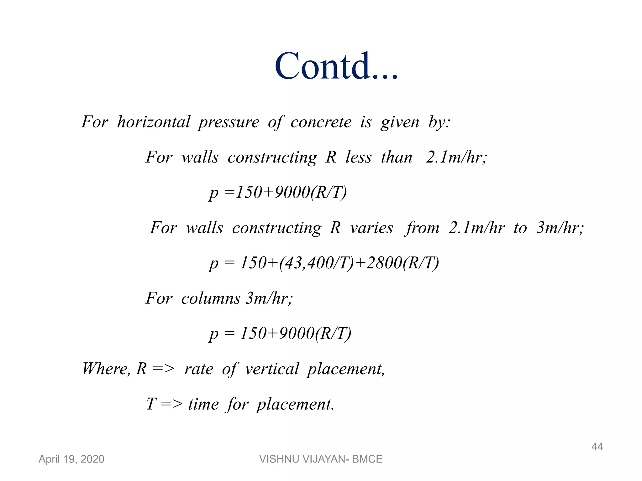 FORM WORK & SLIPFORM | PPT