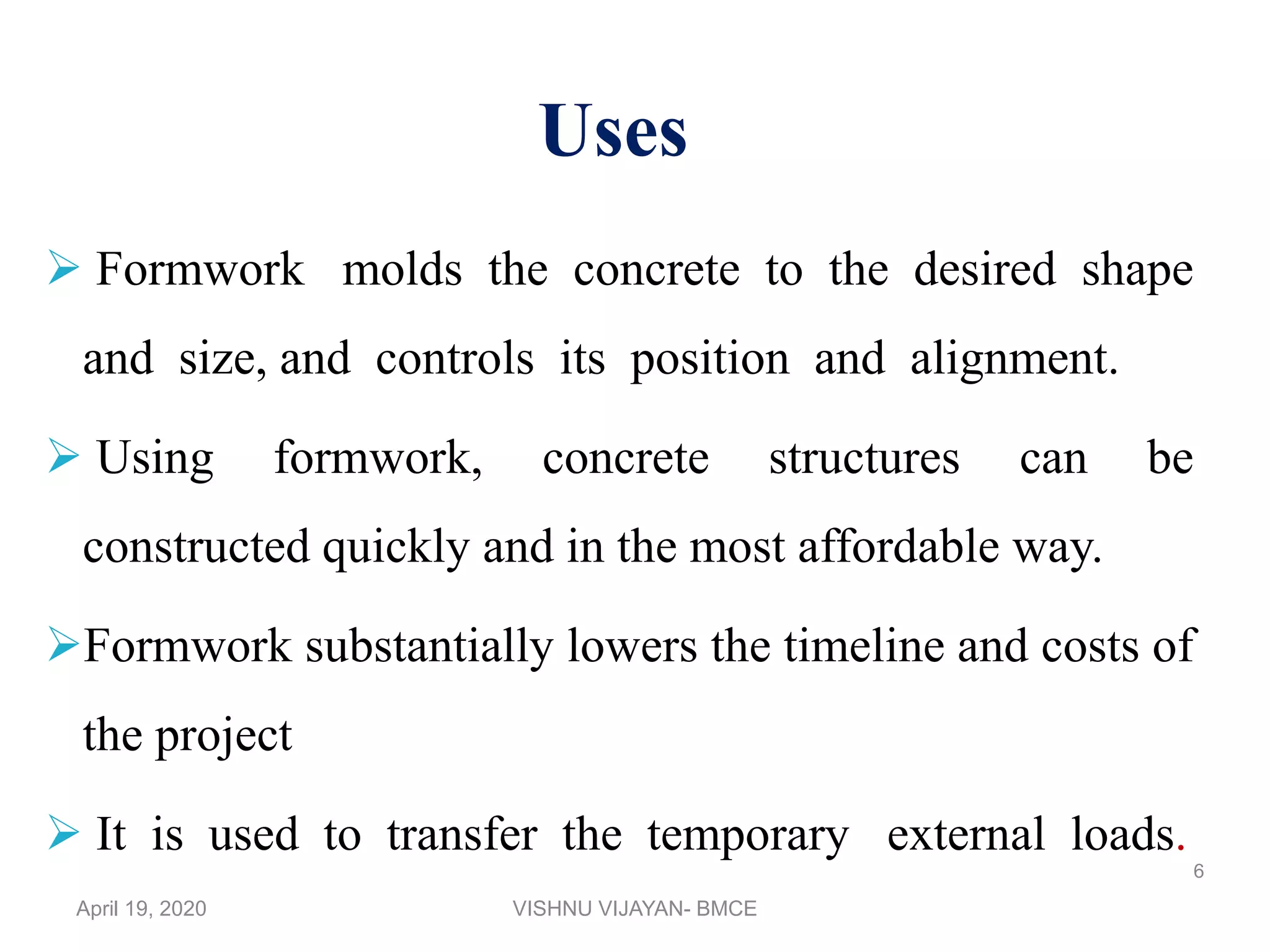 FORM WORK & SLIPFORM | PPT