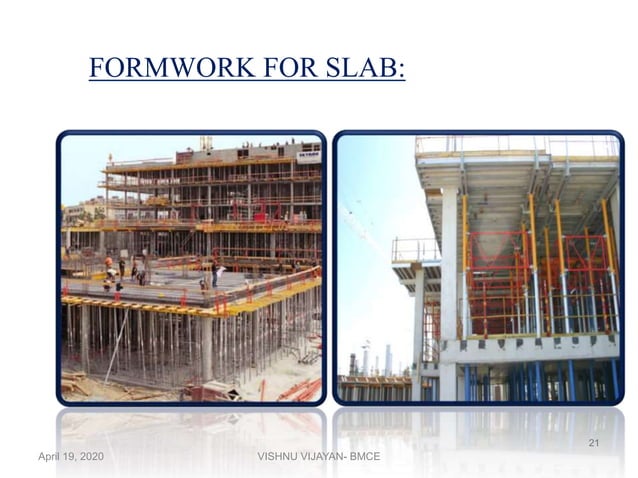 FORM WORK & SLIPFORM | PPT
