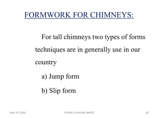FORM WORK & SLIPFORM | PPT