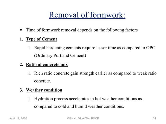 FORM WORK & SLIPFORM | PPT