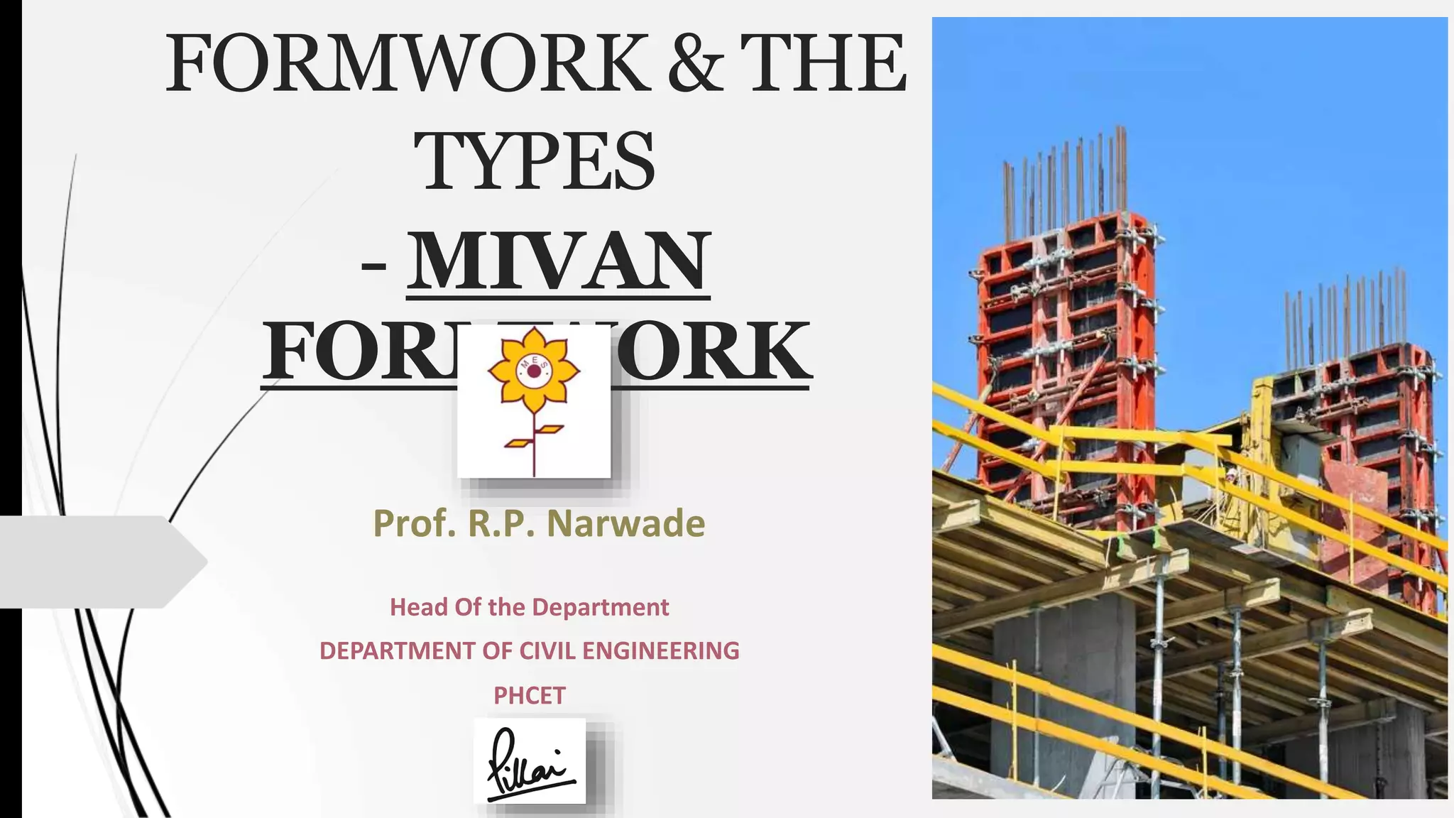 Modern Formwork: Mivan | PPTX