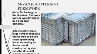 Modern Formwork: Mivan | PPTX